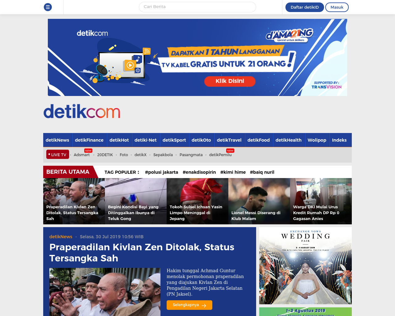 detikcom Advertising Mediakits, Reviews, Pricing, Traffic, Rate Card Cost