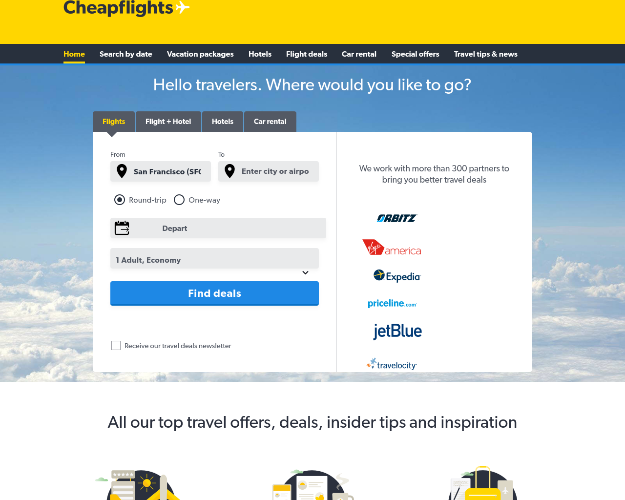 Cheapflights.com Advertising Mediakits, Reviews, Pricing, Traffic, Rate ...